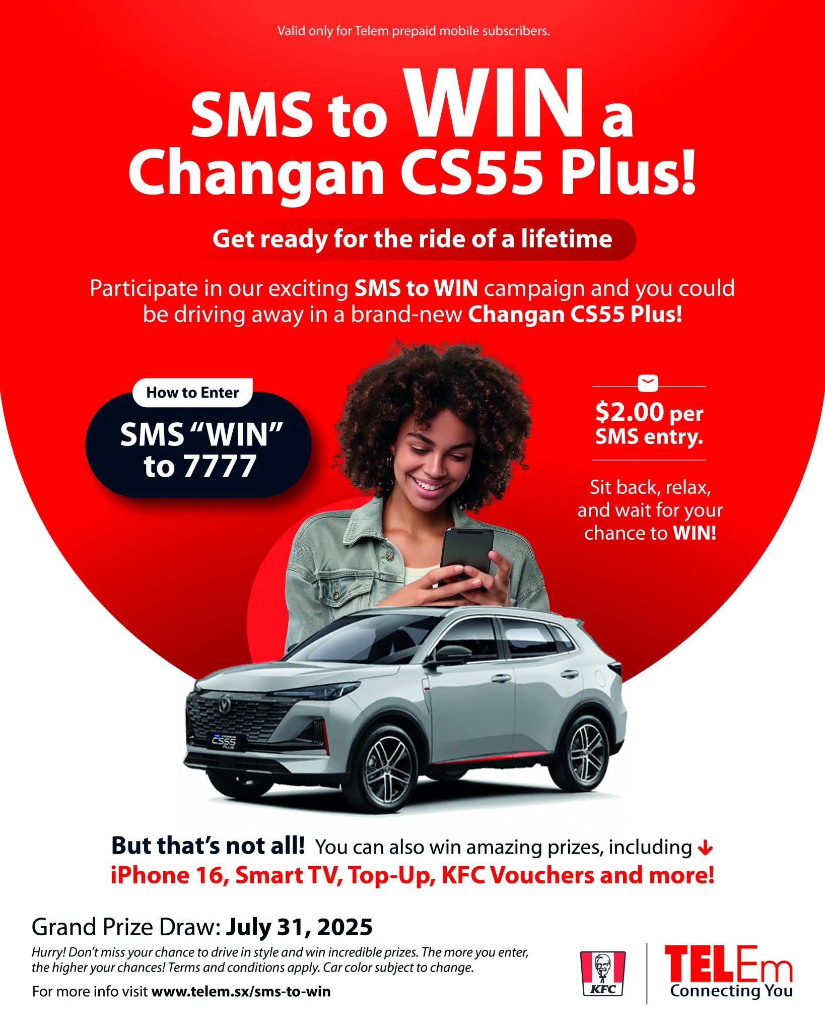 SMS & WIN big with TELEM - Telem