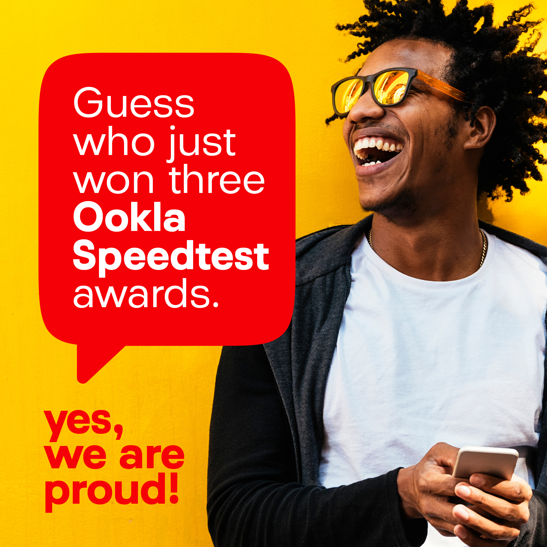 Telem Wins Triple Recognition at Ookla Speedtest Awards - Telem